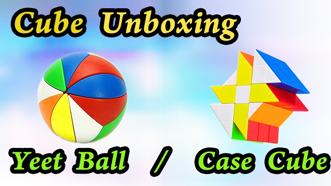 CUBE UNBOXING Yeet Ball and Case Cube - YouTube