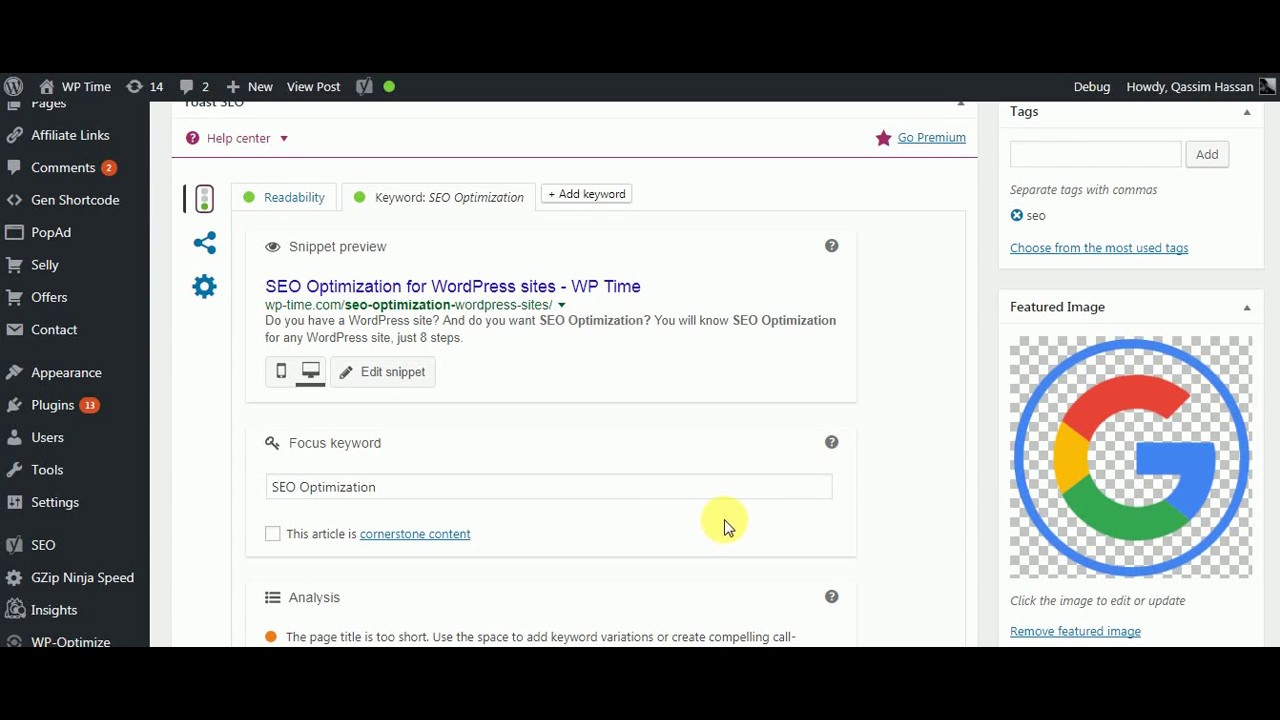 WordPress SEO Optimization in Just 8 Steps - YouTube