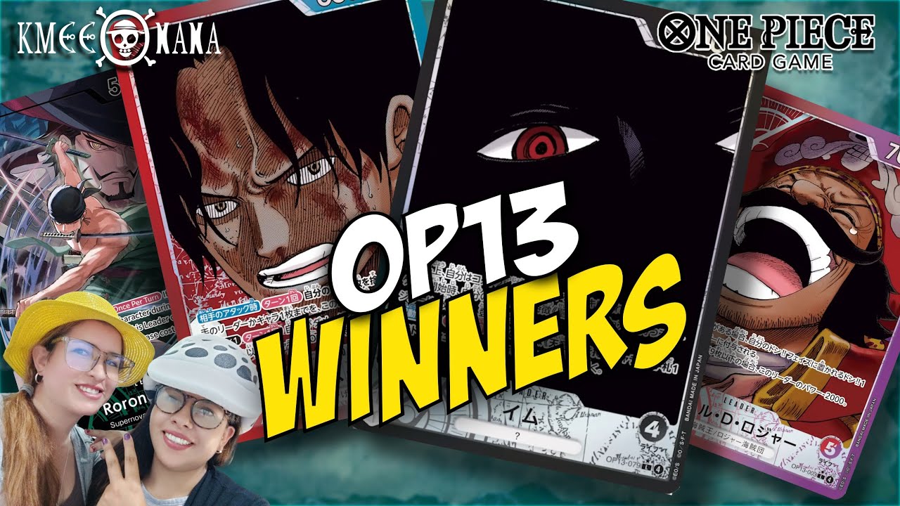 🏆 WINNERS OP13 ASIA | LOS 4 LIDERES QUE SIGUEN DOMINANDO | ONE PIECE ...