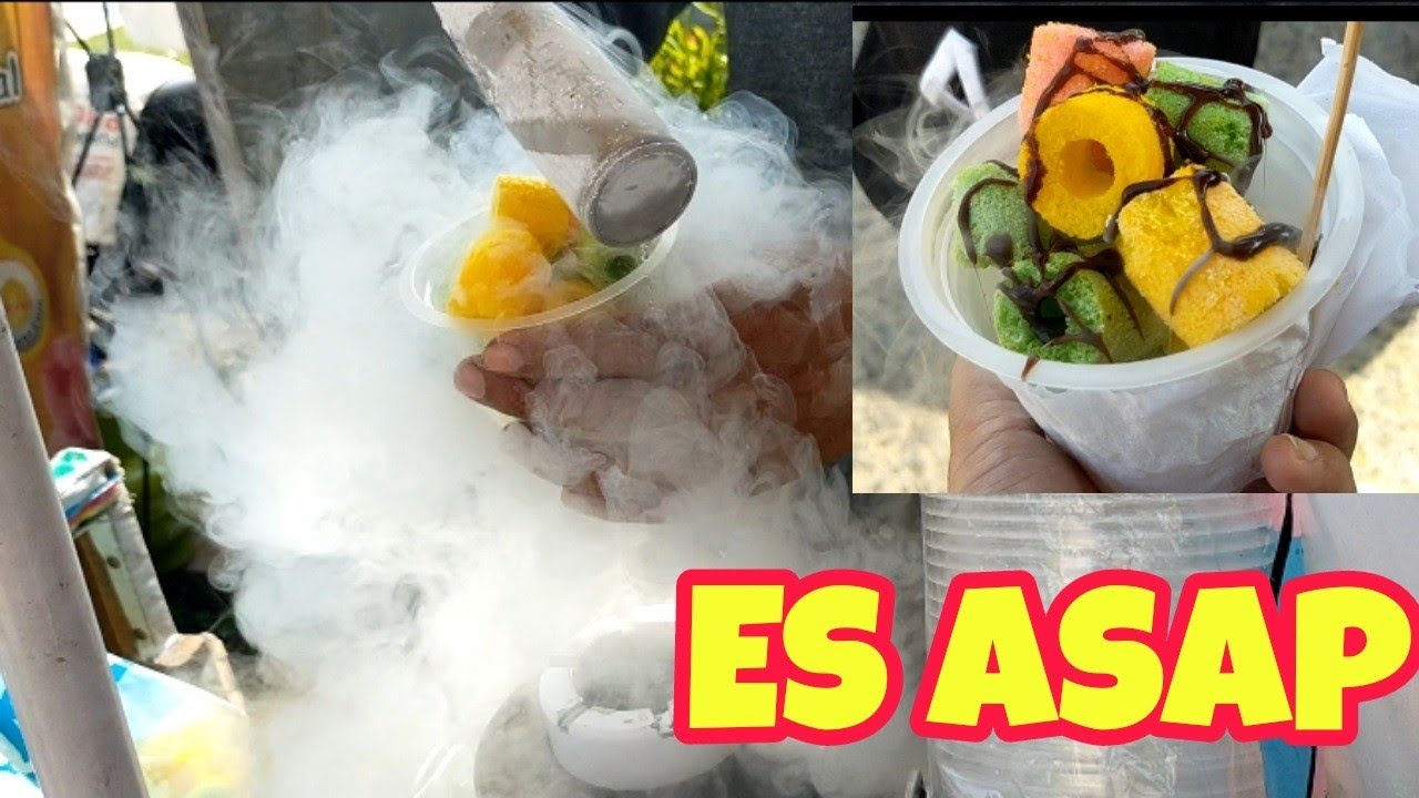Jajan Makanan Chiki Berasap | Es Asap - YouTube