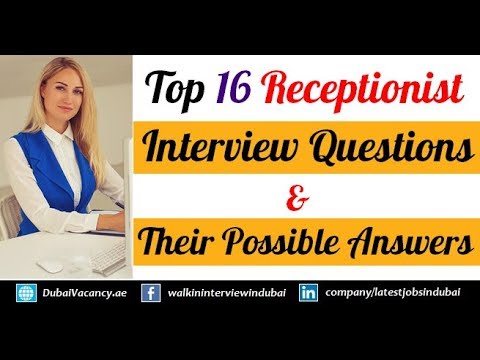 Receptionist Interview Questions & Answers | Top 16 Receptionist Job ...