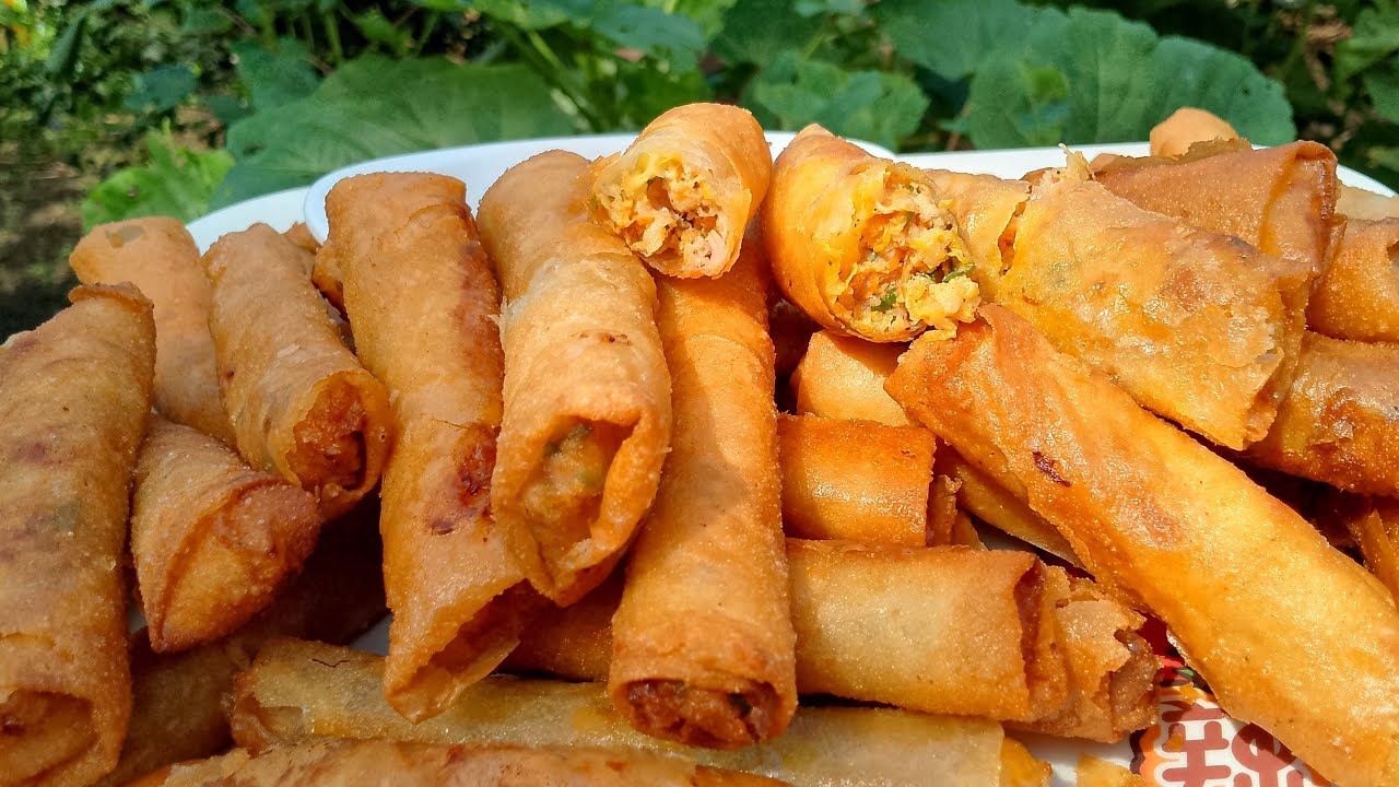 Cheesy Lumpiang Shanghai/simple version - YouTube