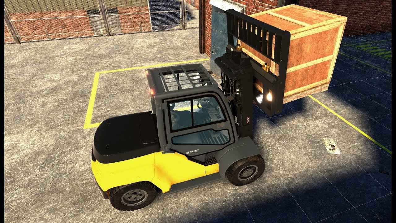 Forklift VR training simulator - YouTube