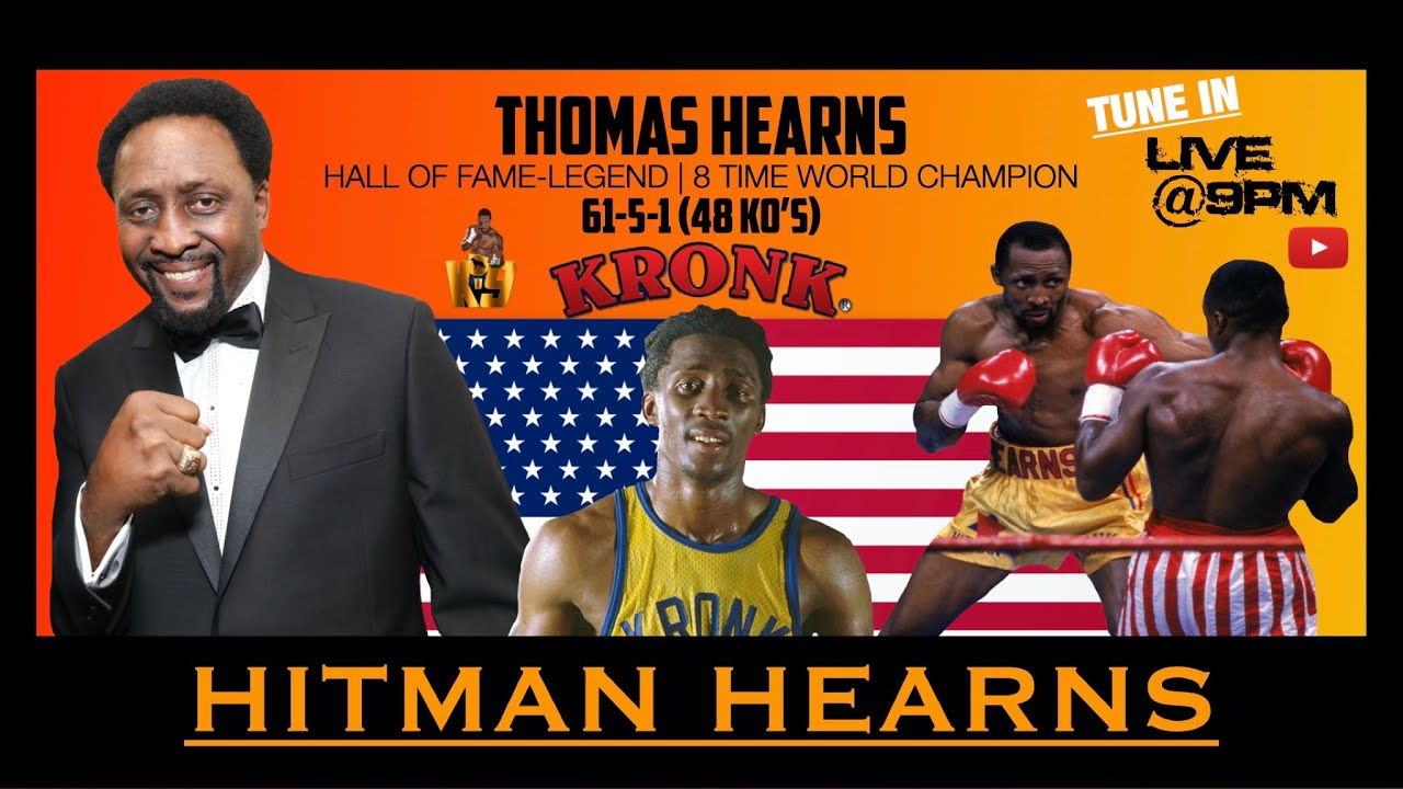 K9 BOXING 🔴LIVE: One on One with Thomas "Hitman" Hearns - YouTube