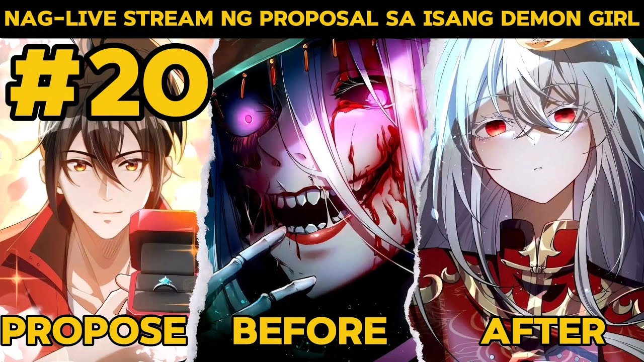(20) NAG-LIVE STREAM NG PROPOSAL SA ISANG DEMON GIRL I recap anime ...
