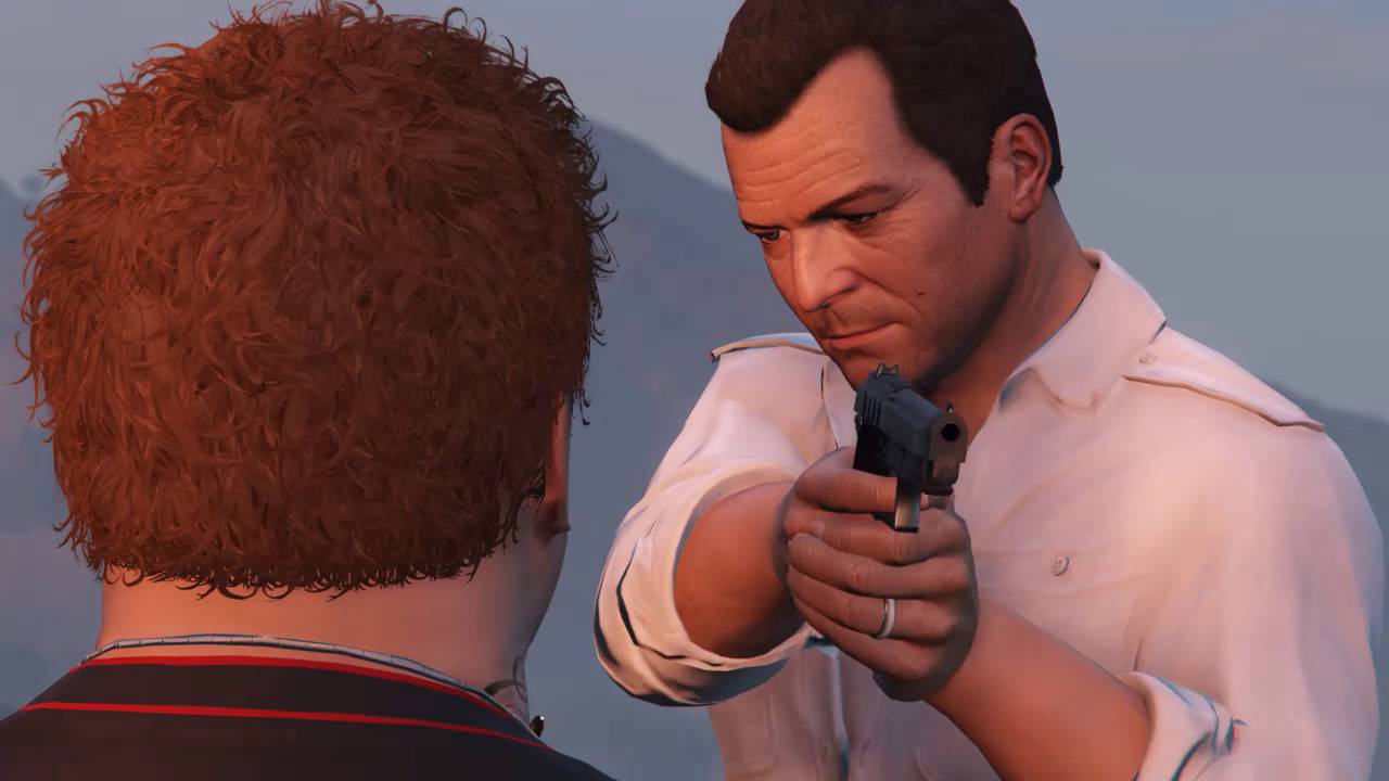 GTA 5 - Michael Kills Jimmy - YouTube