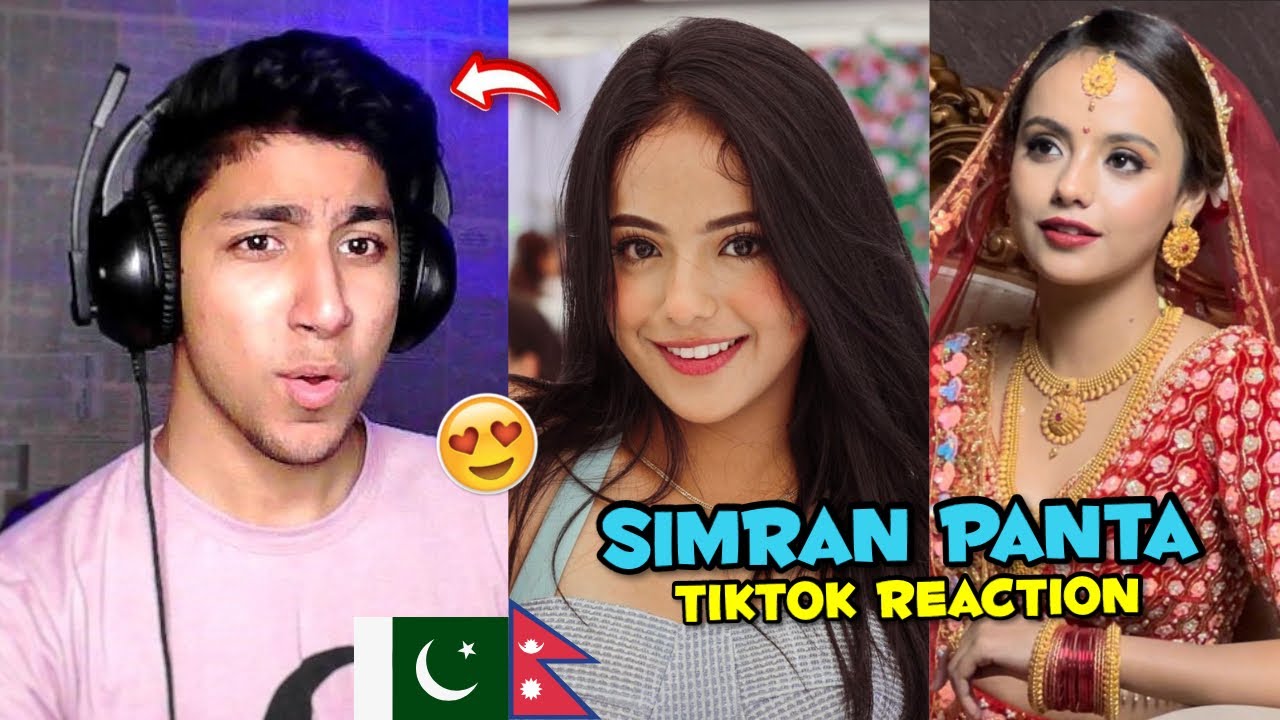 Pakistani React on Simran Panta Latest TikTok Videos | Nepali Tiktoker ...