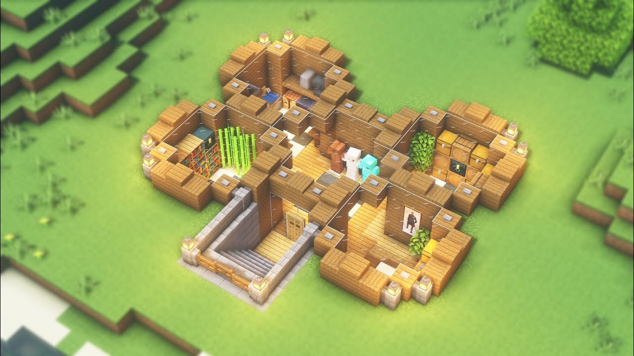 Minecraft: How to Build a Simple Underground Base - YouTube