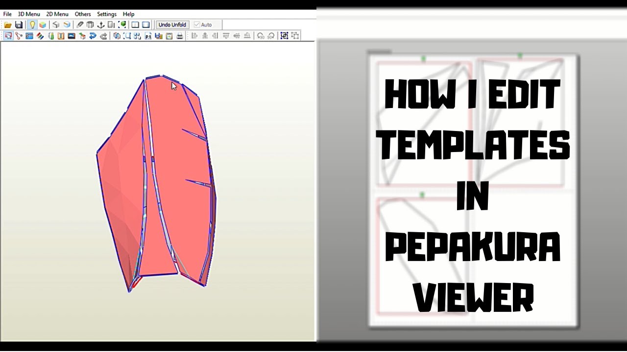 How to Edit Pepakura Templates for Cosplay! - YouTube