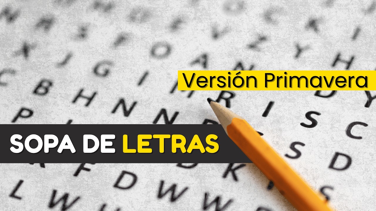 Entrenamiento mental: 20 rondas intensas de Sopa de Letras para tu ...