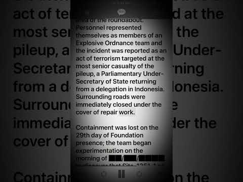 Scp 1251 The Accident Blackspot - YouTube