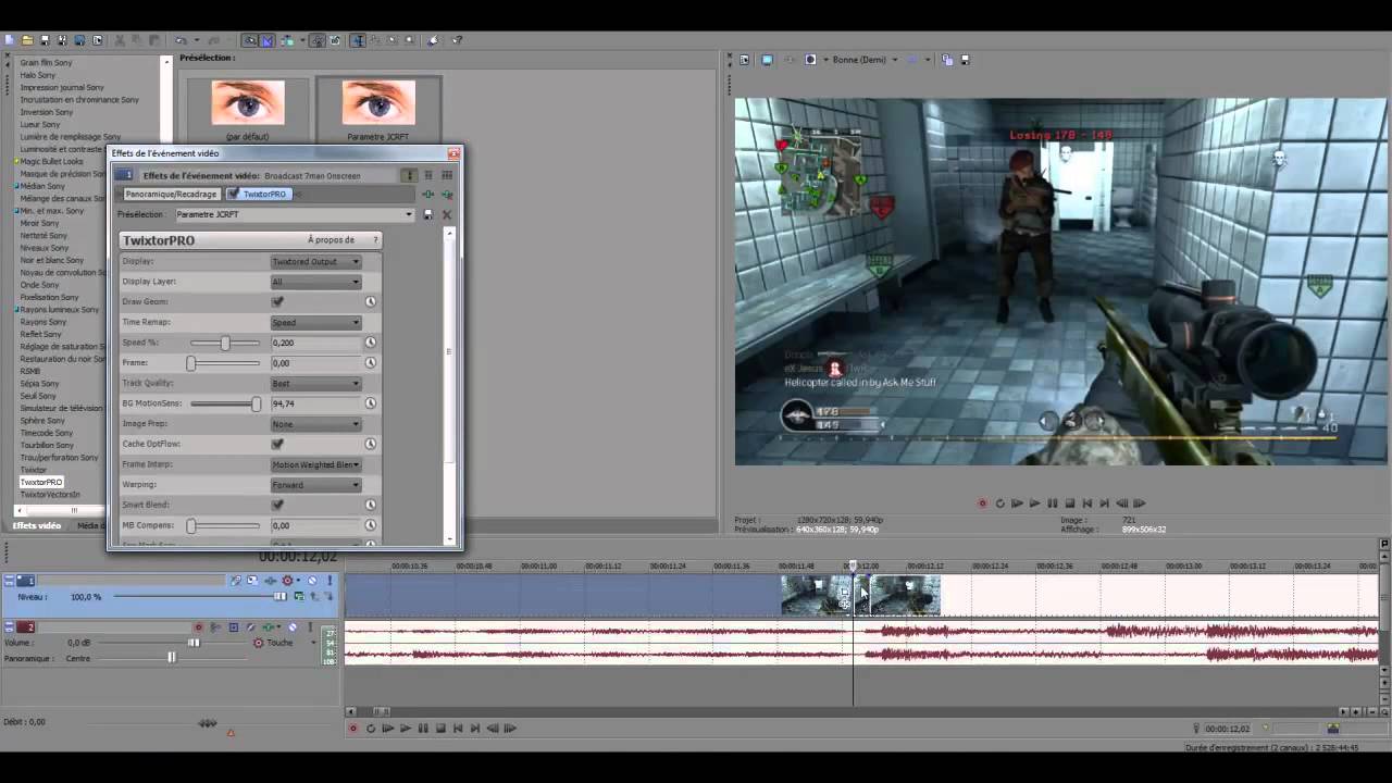 Twixtor vegas pro