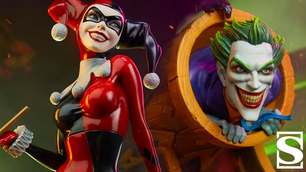 Unboxing & Review: Harley Quinn & The Joker Diorama by Sideshow ...
