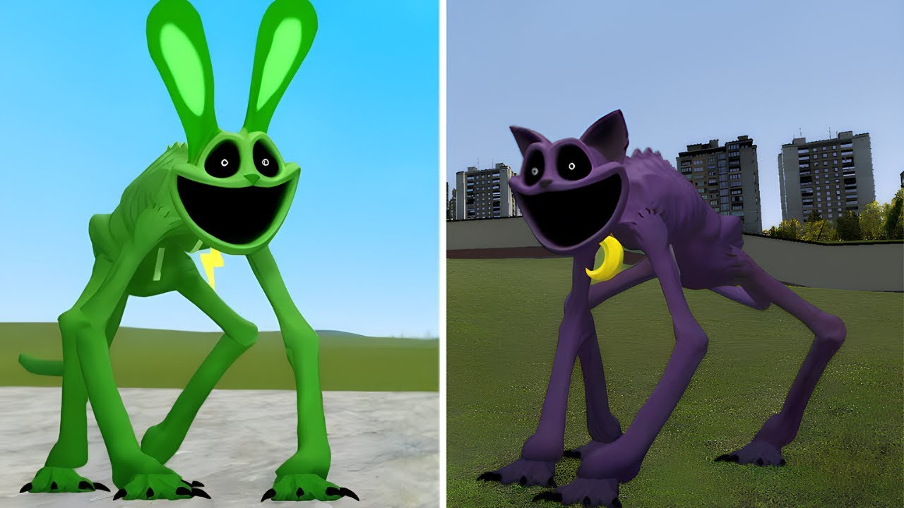 EVOLUTION OF BUT RABIT SMILING CRITTERS IS CATNAP POPPY PLAYTIME ...