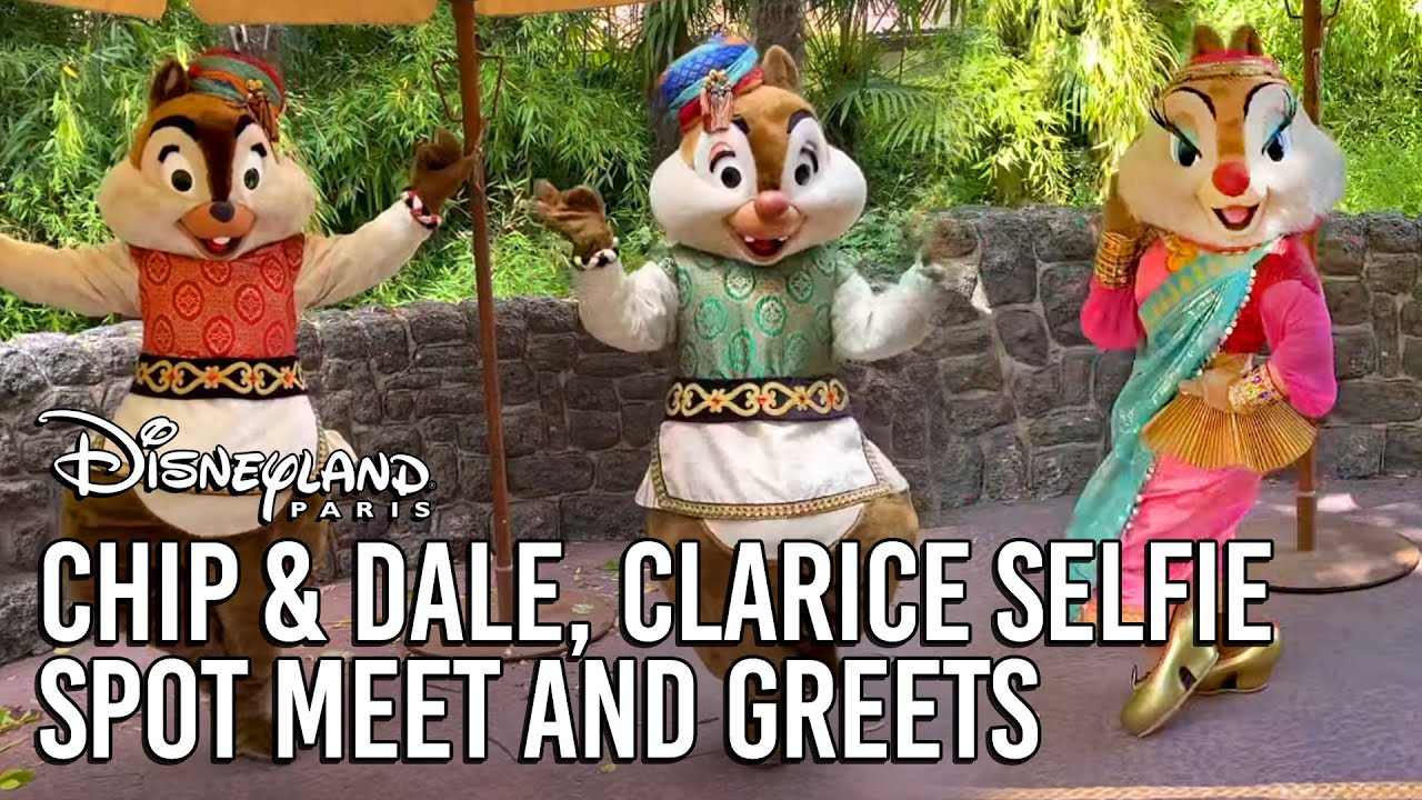 Chip & Dale, Clarice Selfie Spot Meet and Greets - Adventureland at ...