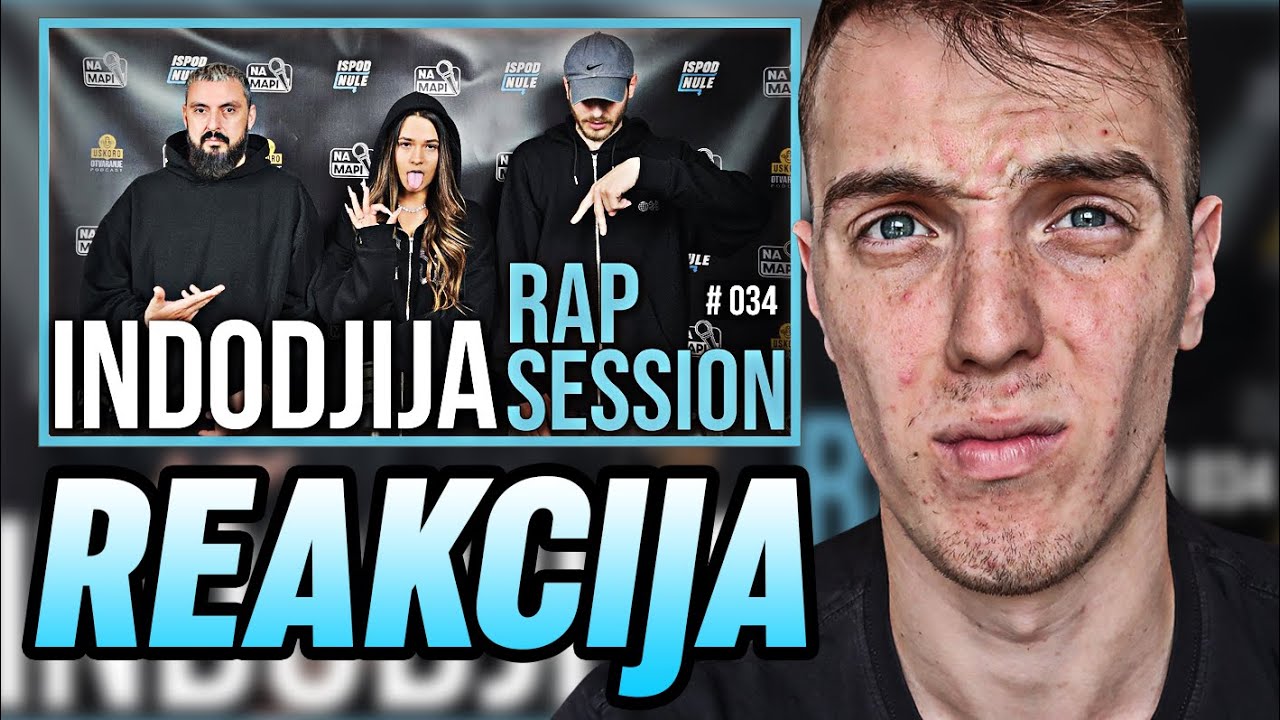 CHODA REAKCIJA na INDODJIJA | NA MAPI RAP SESSION #034 ( prod. by Cloutie ) - YouTube