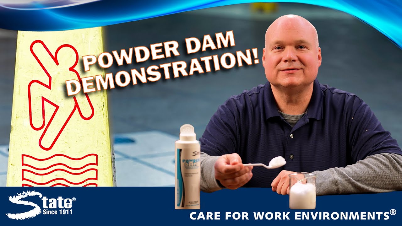 Never Stress Over Spills Again 🫗 Powder Dam Demonstration! - YouTube
