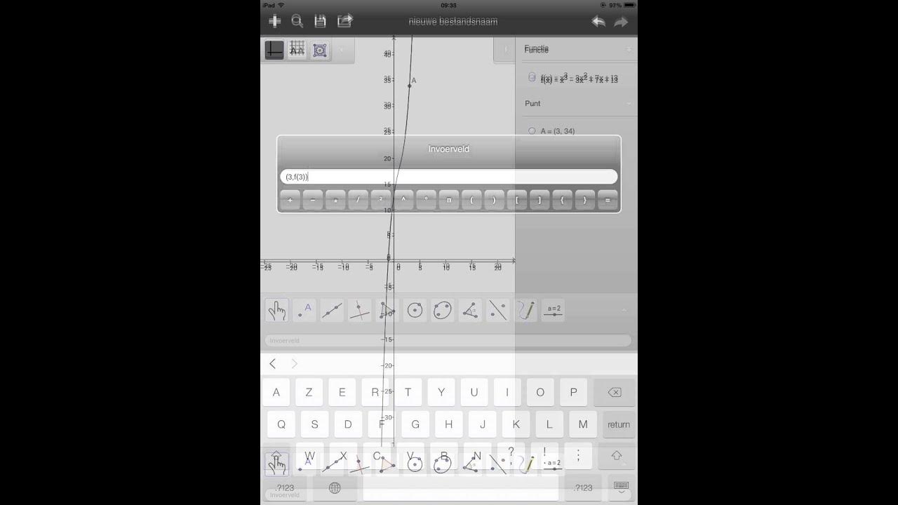 Geogebra ipad - YouTube