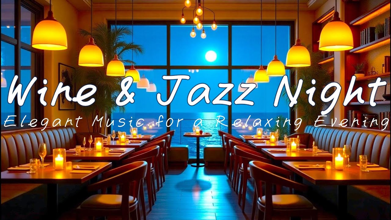 【Wine & Jazz Night 】#37Night Jazz Bar Elegant Music for a Relaxing ...