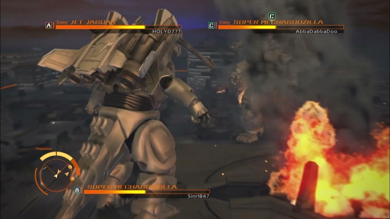 GODZILLA PS4 : Super MechaGodzilla vs Jet-Jaguar vs Super MechaGodzilla - YouTube