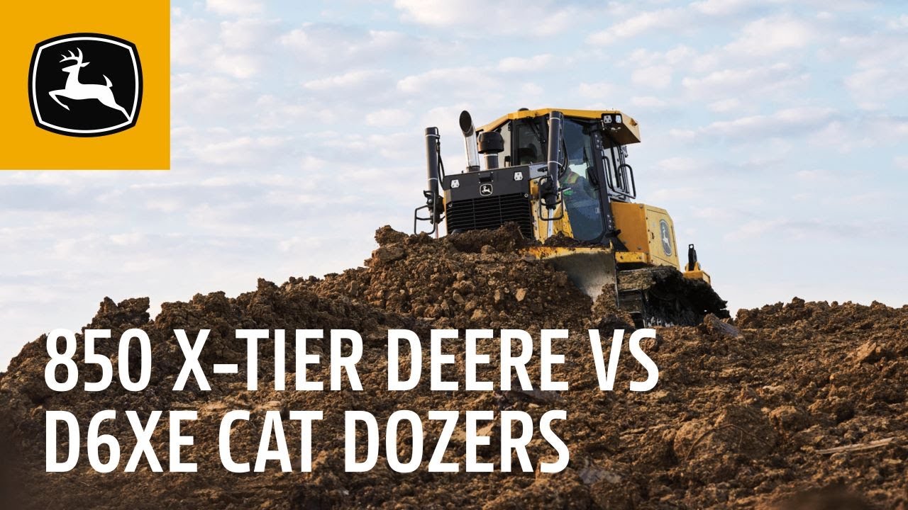 5 Ways the 850 X-Tier Dozer Outperforms the CAT® D6XE | John Deere ...