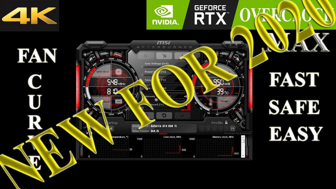 How to overclock a video card | GPU guide for beginners | RTX 2080Ti ...