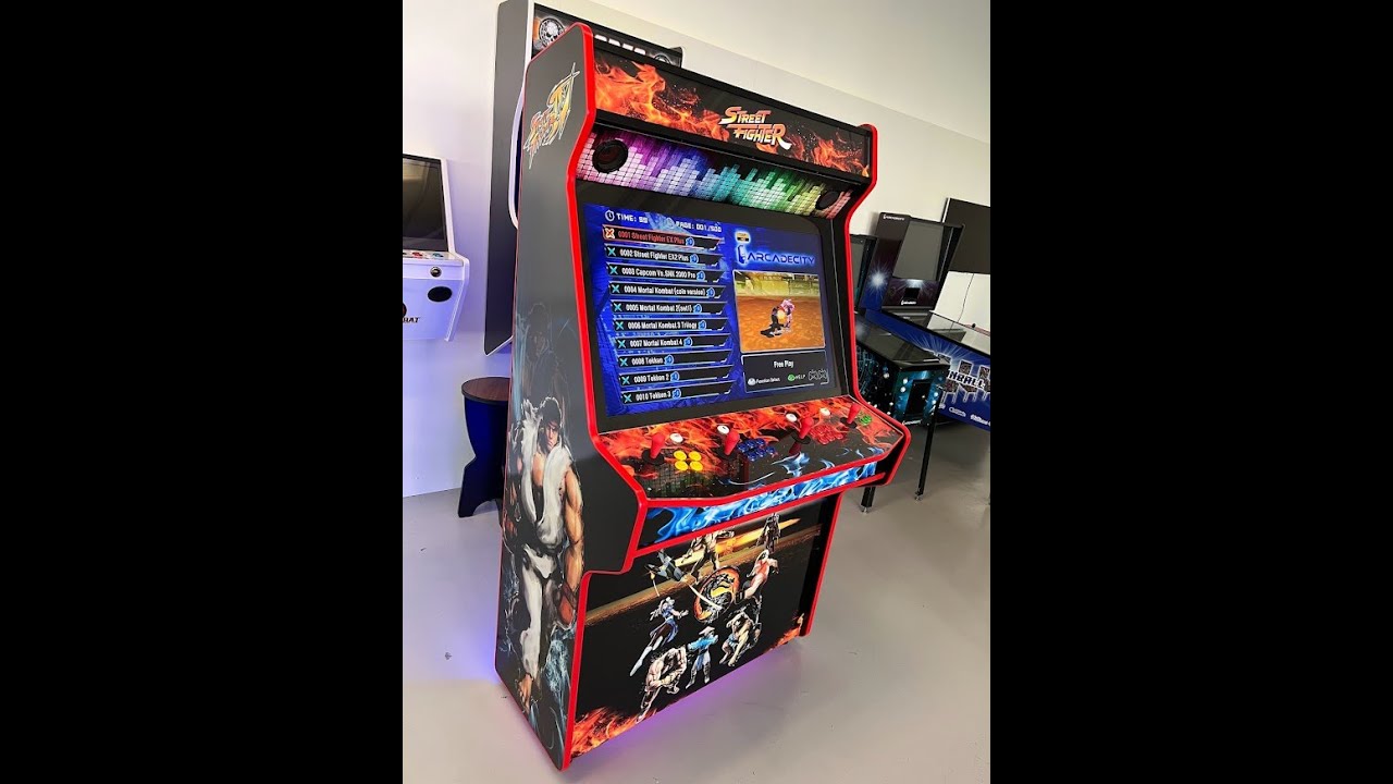4 Player Street Fighter Arcade Machine, 5000 Games, 43 inch screen ...