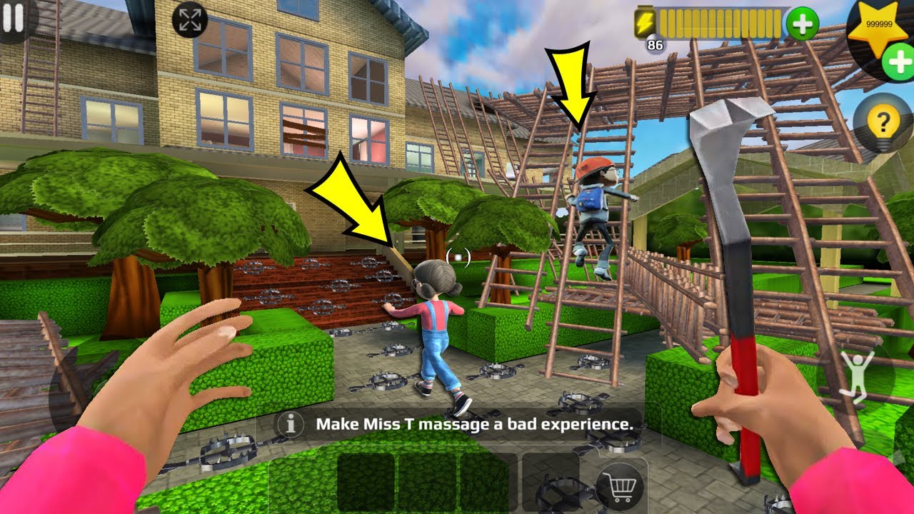Spam Multi trap and ladders in Chapter Update Teacher Scary 3D Android ...
