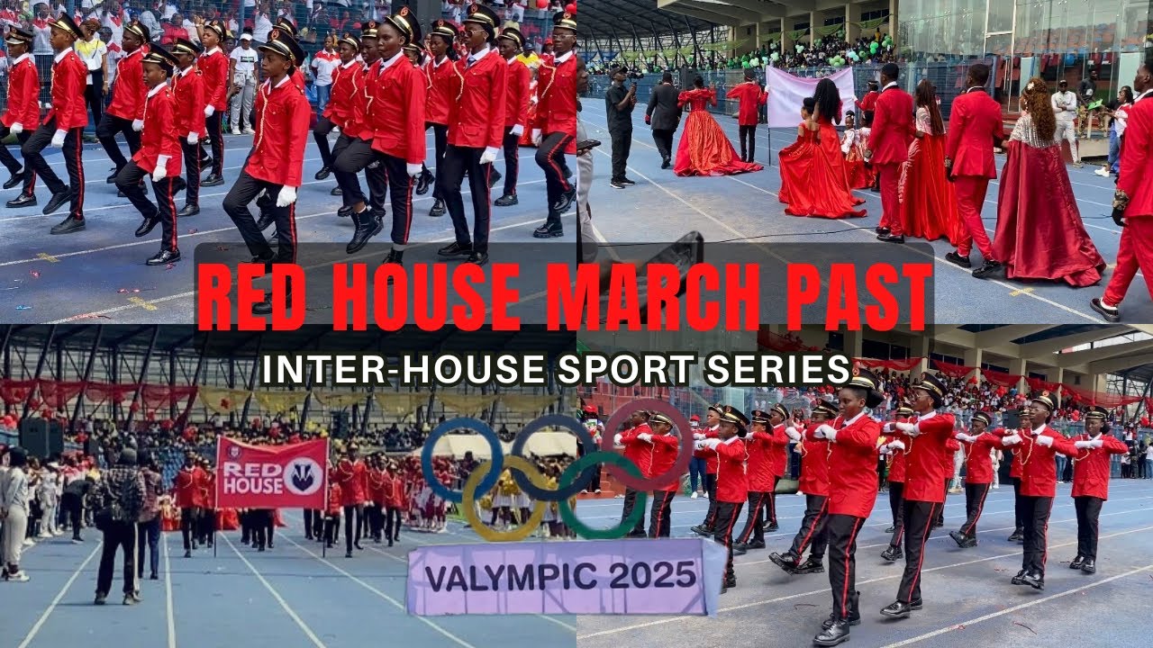 RED HOUSE MARCH-PAST || Valympic 4.0 || 2025 ¦¦ Inter-House sport day ...