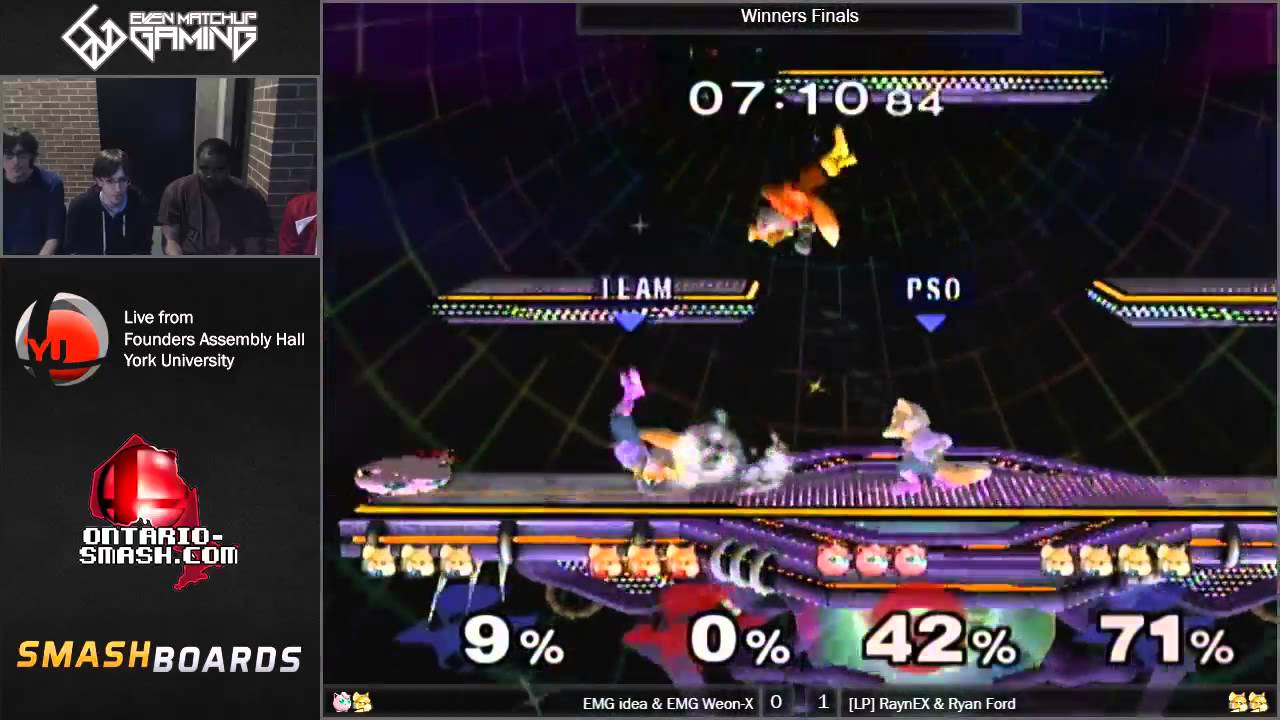 EMG Weon X & EMG idea vs LP RaynEX & Ryan Ford Smash@York Melee Doubles ...