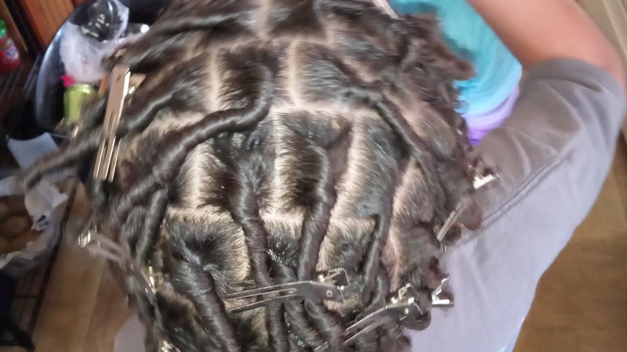 the first time having dreads but it was on Saturday - YouTube