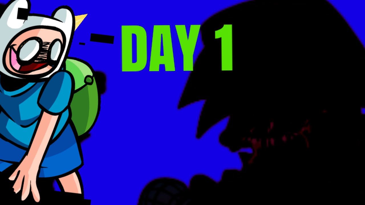 Friday night funkin mod corrupted boyfriend vs Glitch Finn DAY 1 - YouTube