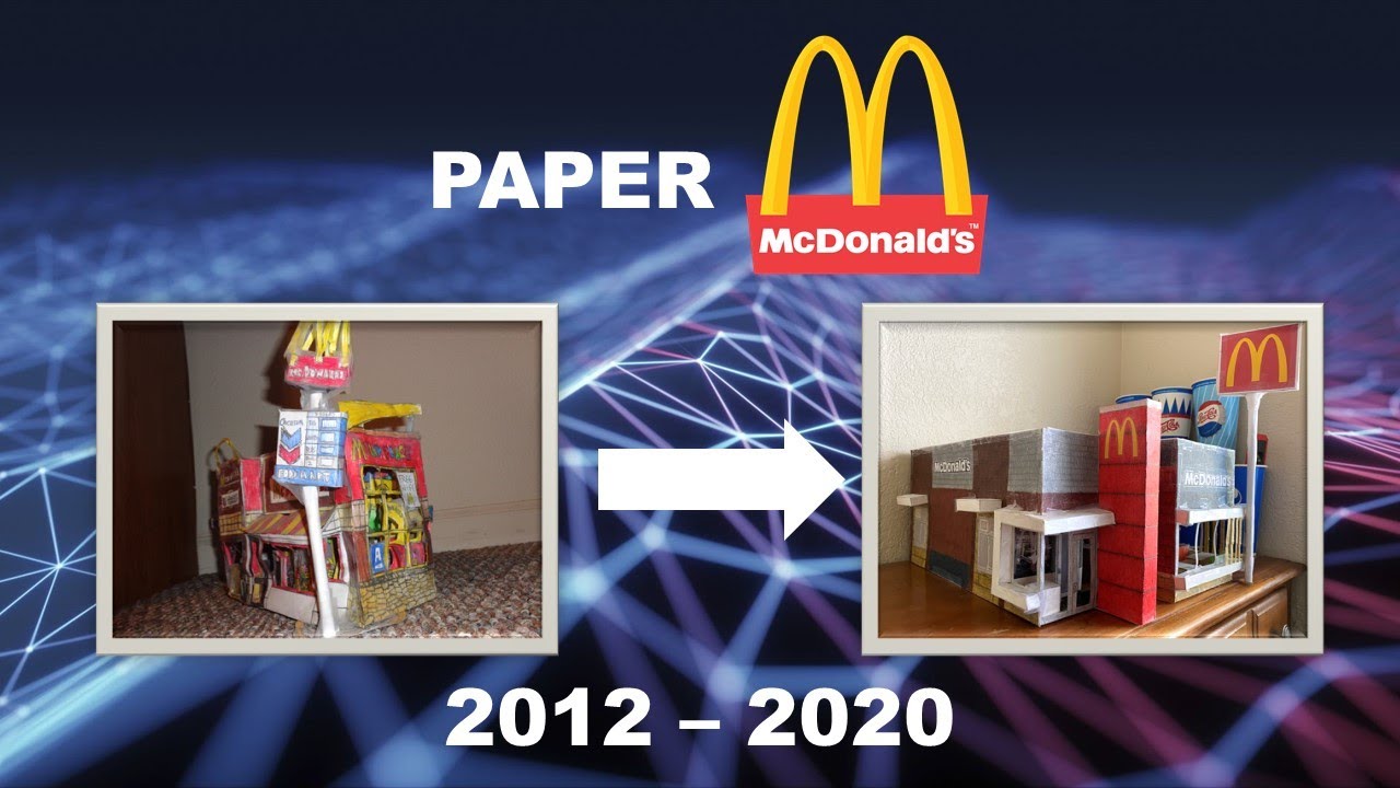 Paper McDonald's Evolution (2012 - 2020) - YouTube