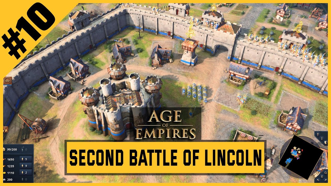 Age of Empires IV | The Normans - #10 Second Battle of Lincoln - YouTube
