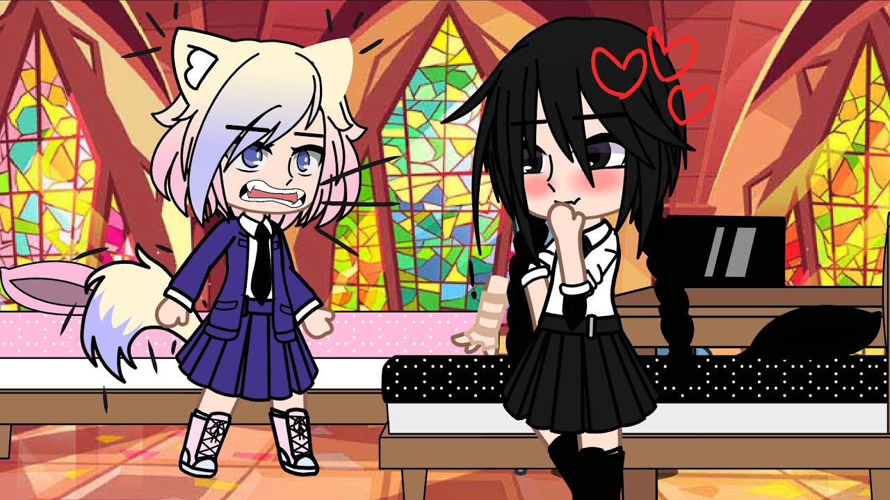 Enid wolfs out while fighting with Thing || made by MoonKittyGacha🌙 ...