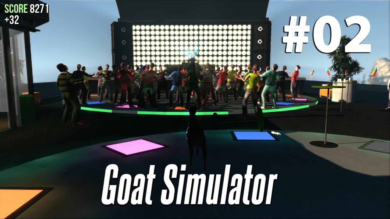 Let's Play Goat Simulator Part 02 - Alle Wege führen zur Party - YouTube