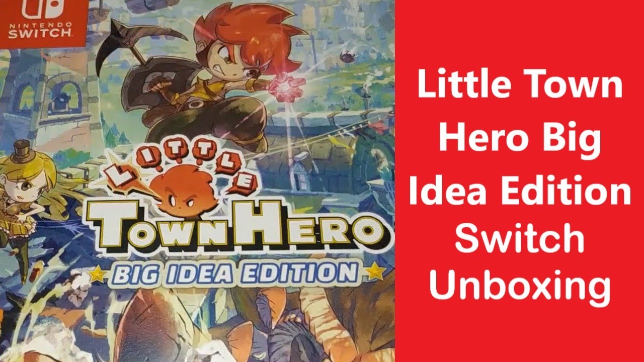 Little Town Hero Big Idea Edition (Nintendo Switch) Unboxing - YouTube