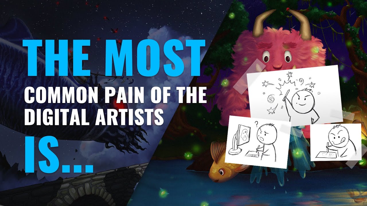 THE MOST COMMON PROBLEM OF THE DIGITAL ARTISTS [+ solution] - YouTube