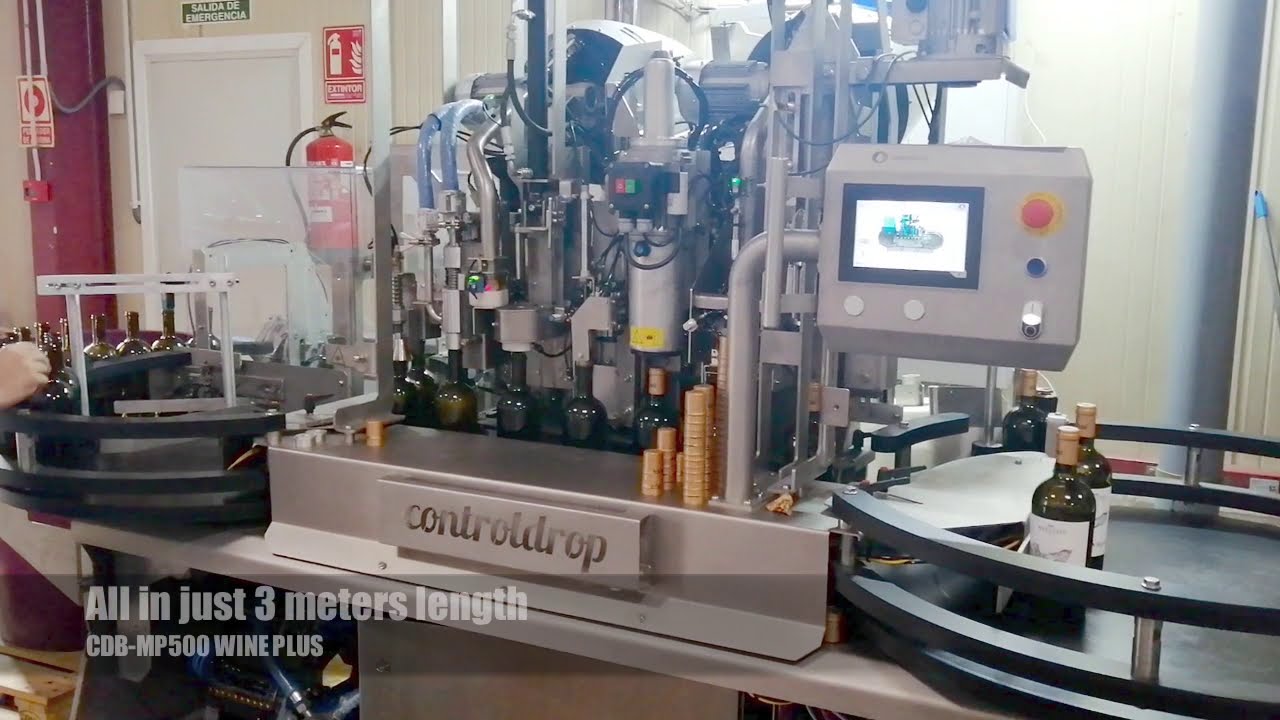 A new #wine #bottling line launched, our ControlDrop CDB MP500 WINE ...