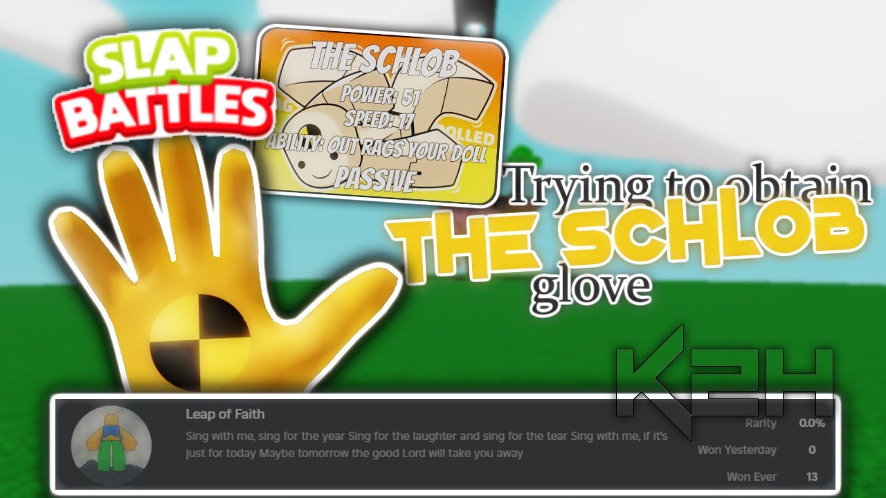 🔴[UPDATE] HELPING PEOPLE GET THE SCHLOB - Roblox Slap Battles - YouTube
