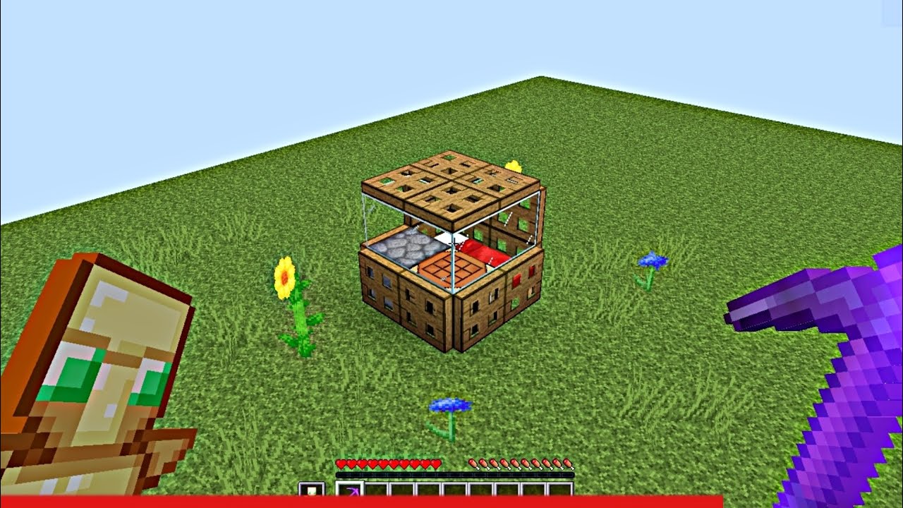 Minecraft SMALLEST BASE with EVERYTHING - YouTube