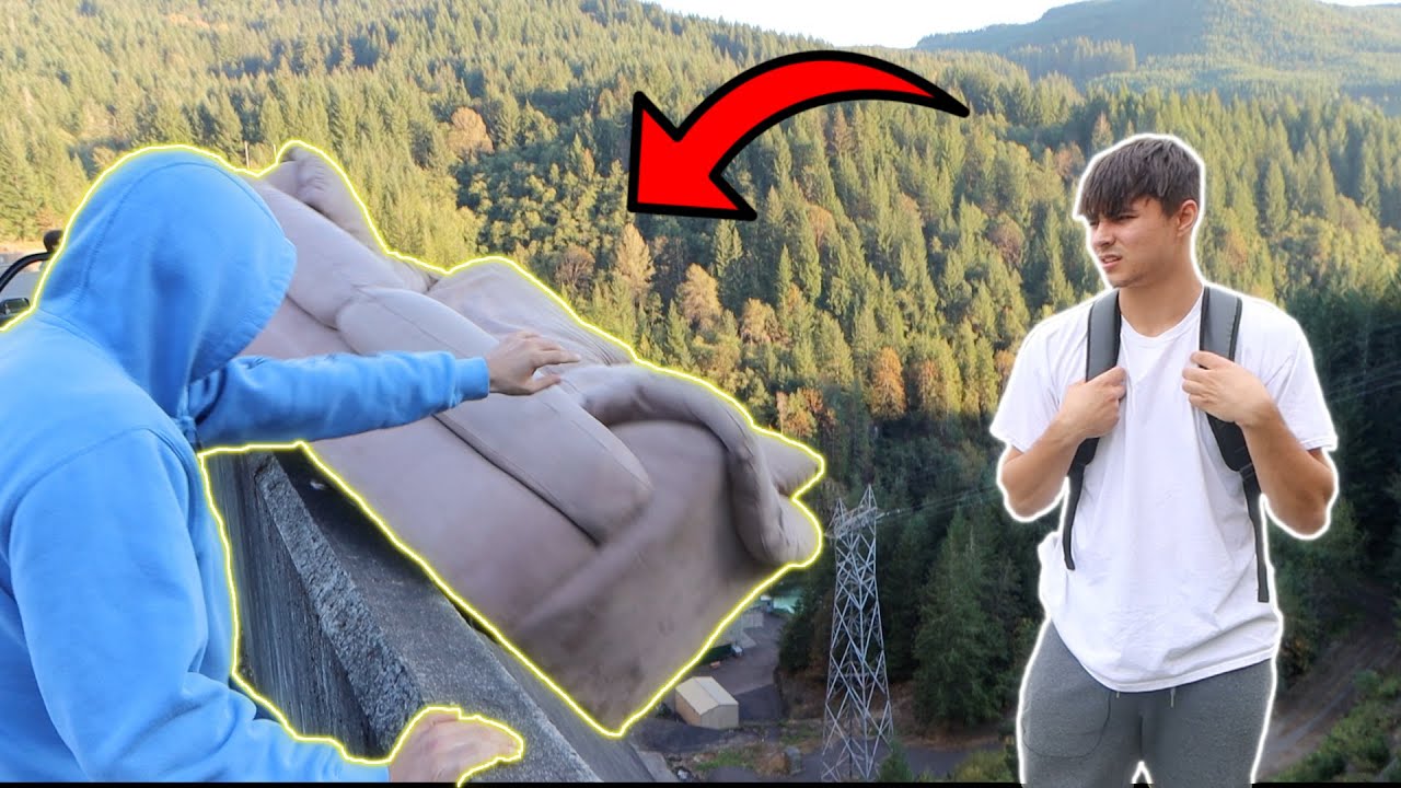 Seeing If My Couch Can Fly! - YouTube