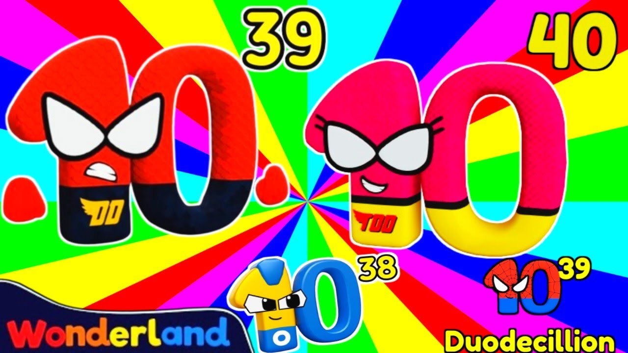 Wonderland Numberblocks: Division of numbers| BIG NUMBERS ...