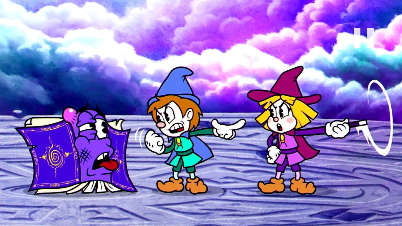 Enchanted Portal ending +all boss fight Intro & cutscenes | Cuphead ...