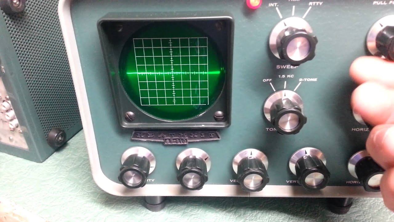 Heathkit SB-610 Station Monitor Scope - YouTube
