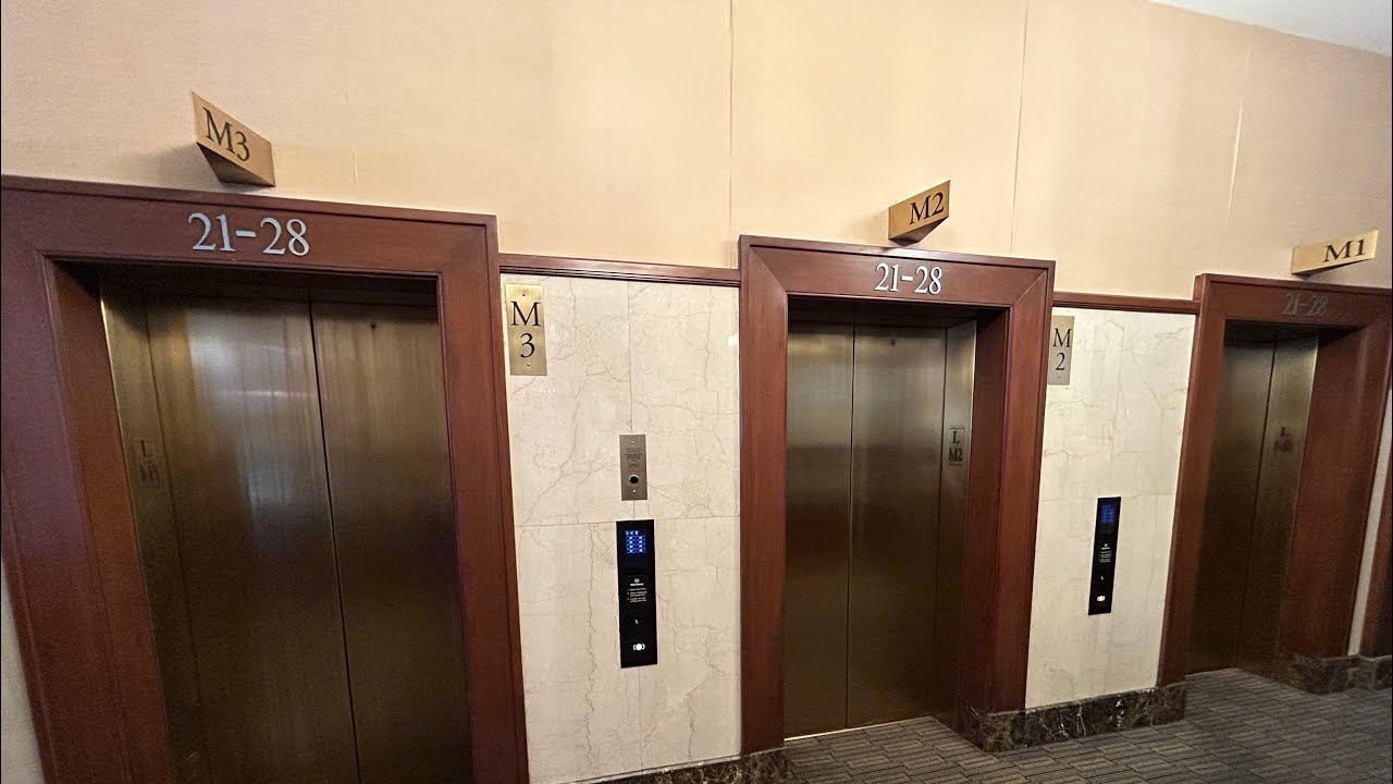 Schindler PORT Mid-Rise Elevator M3 At The Sheraton Hotel In Times ...