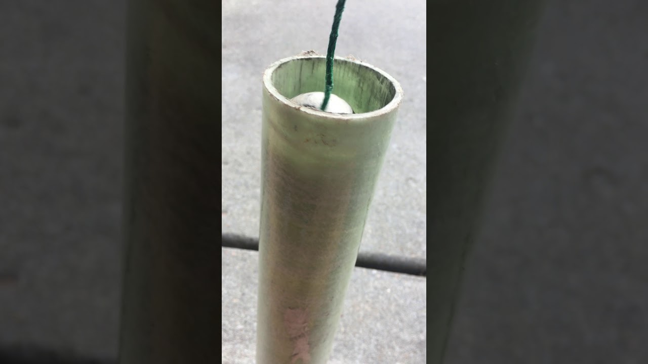 Homemade artillery shell test in fuse - YouTube