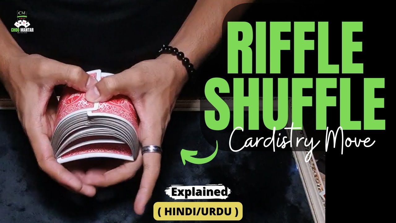 Inhand riffle shuffle tutorial in hindi/urdu - YouTube