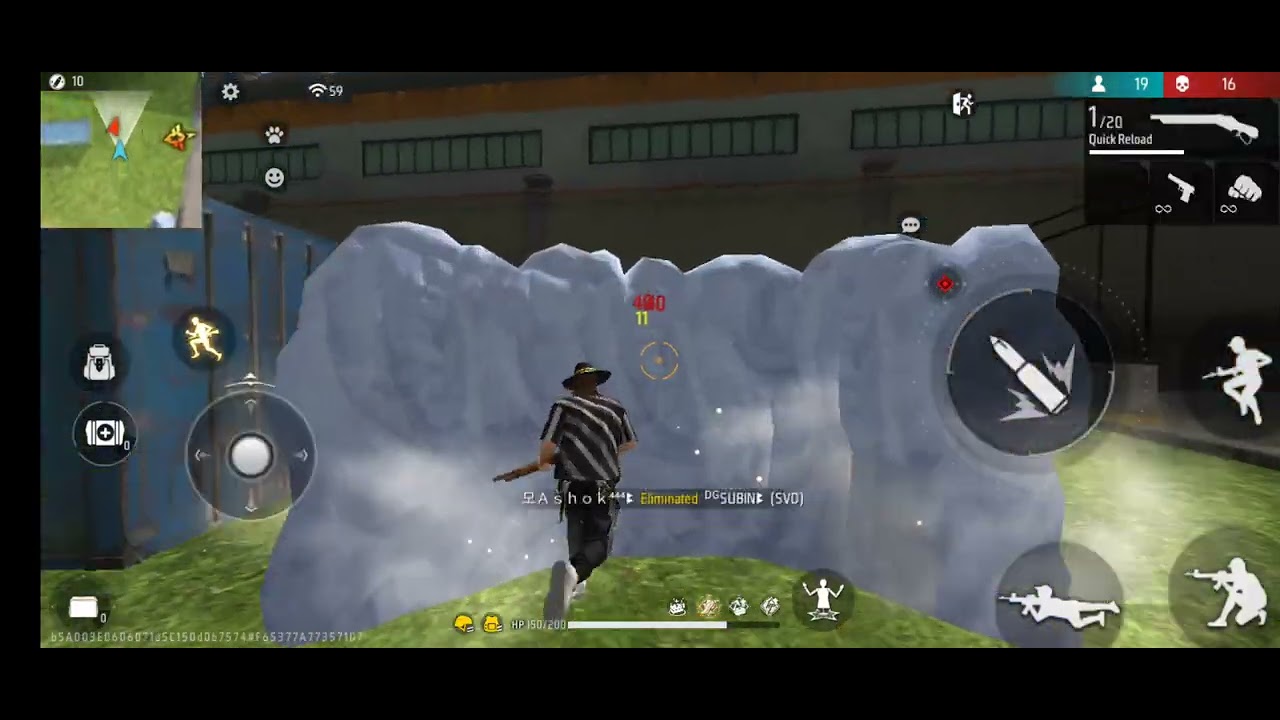 free fire real game play - YouTube