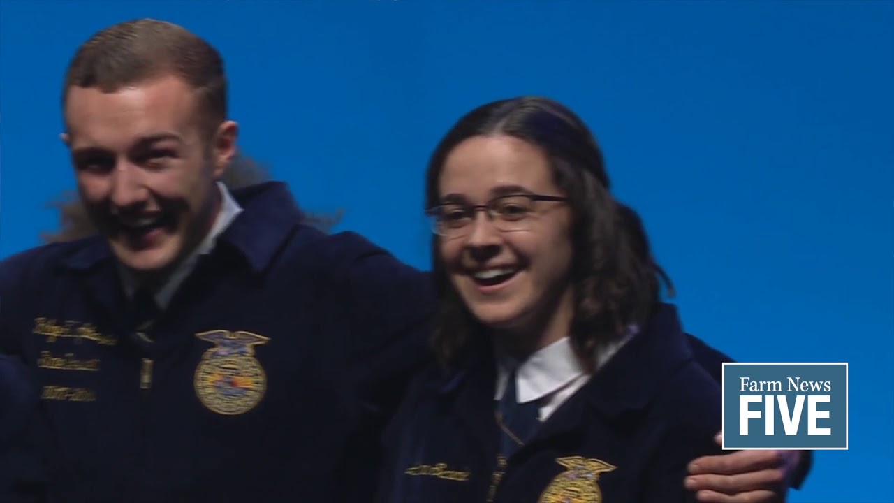 Farm News Five: Adrian Schunk takes National FFA Office - YouTube